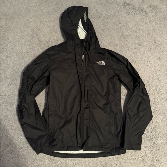 The North Face | Jackets & Coats | Mens Black North Face Raincoat ...